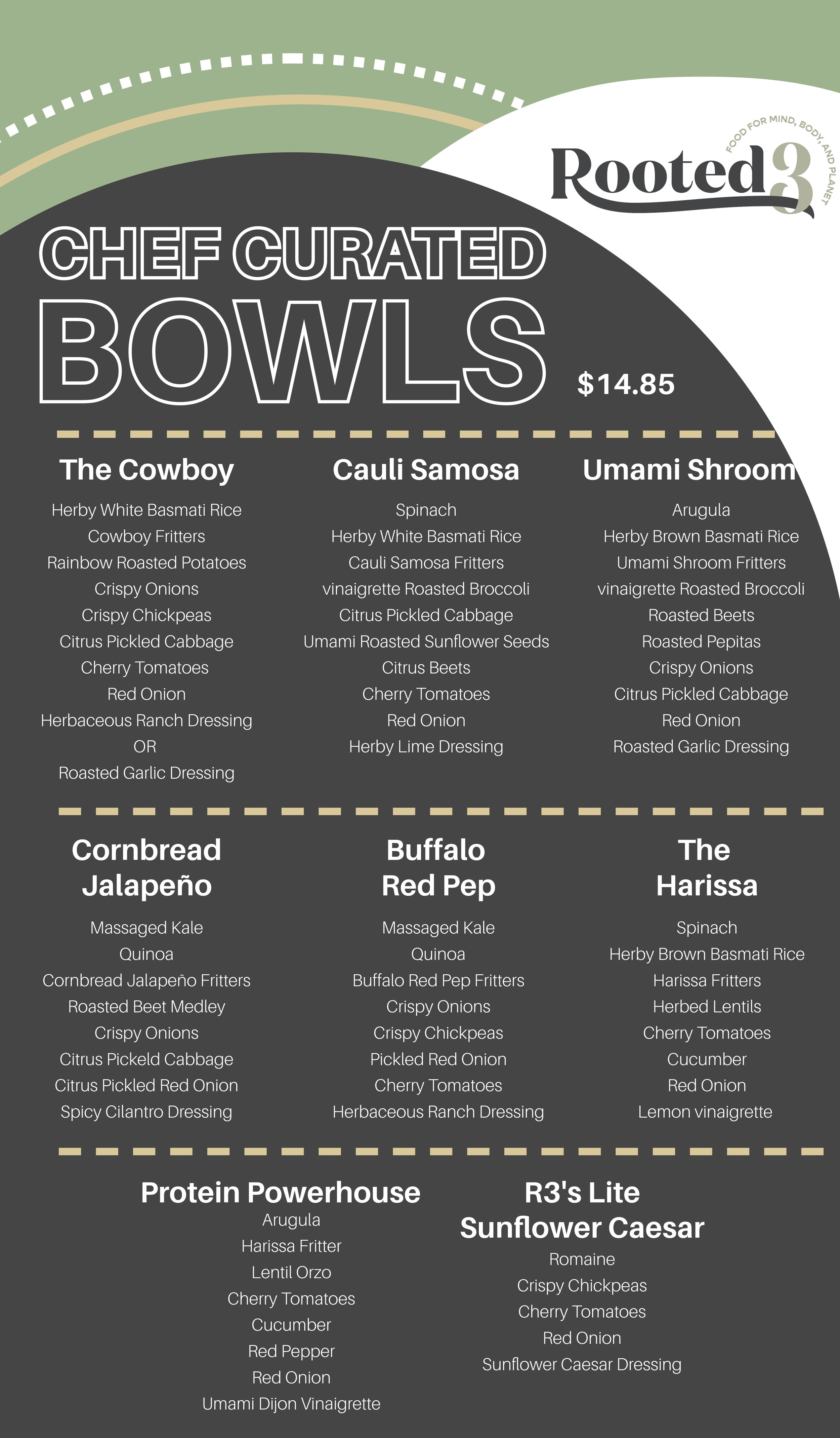 Rooted3 Innovative Plant Based Fare