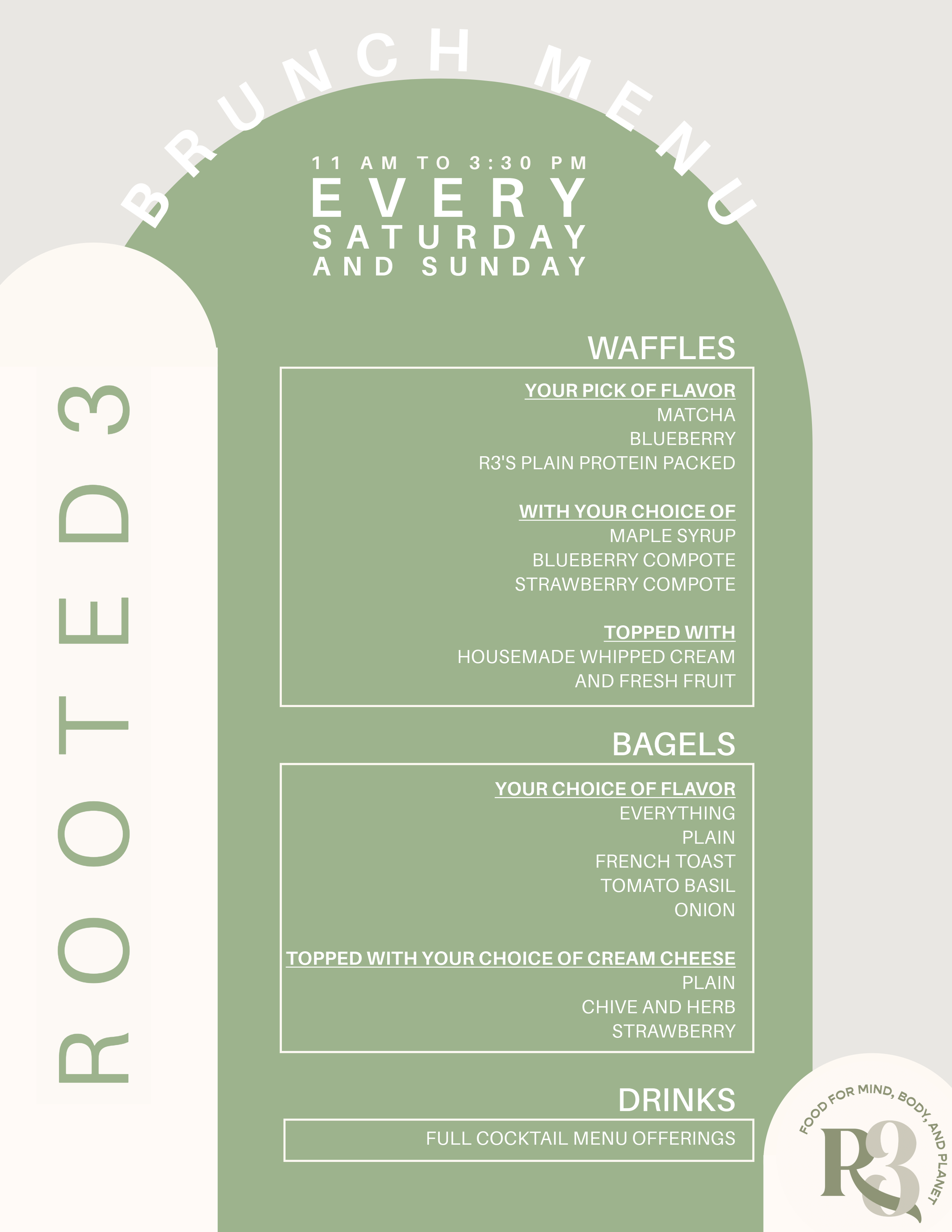Rooted3 Innovative Plant Based Fare