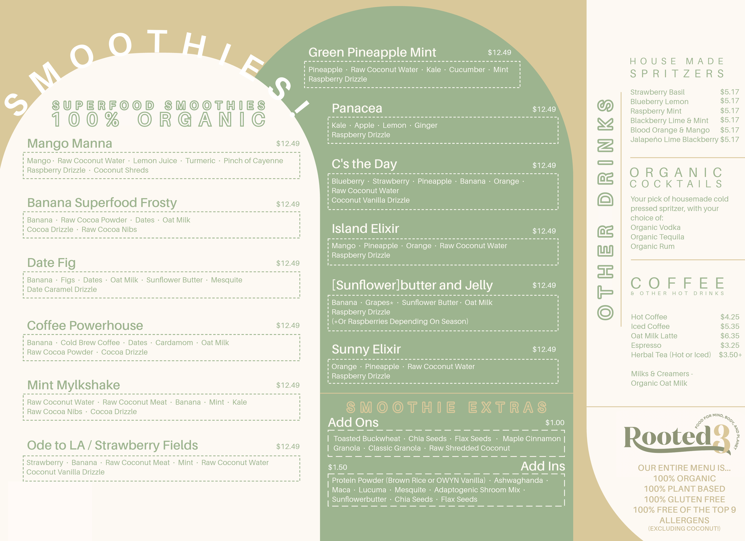 Rooted3 Innovative Plant Based Fare