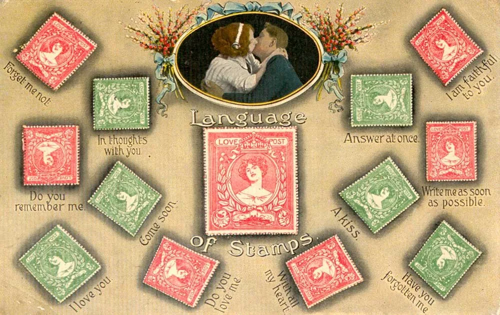 The Secret Language of Victorian Valentine’s Day Stamps — Locket press