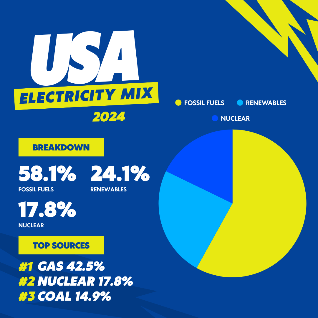 USA Energy Profile 2024: Electricity Mix