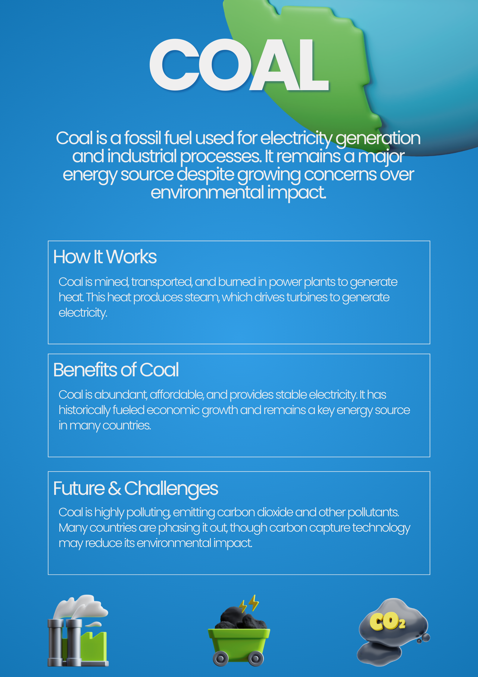 Coal Energy Fact Sheet: Mining, Power Generation, and Environmental ...