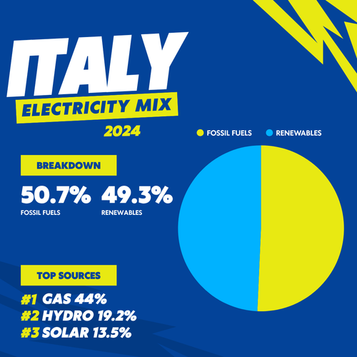 Italy Energy Profile 2024: Electricity Mix