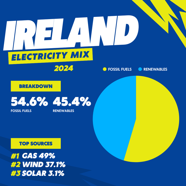Ireland Energy Profile 2024: Electricity Mix
