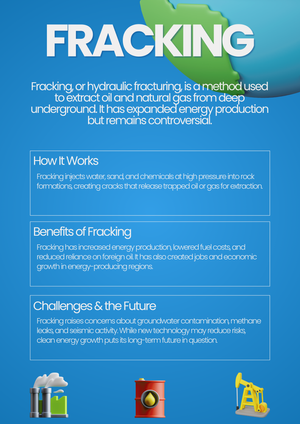 Fracking Fact Sheet: How It Works, Benefits, and Environmental Impact