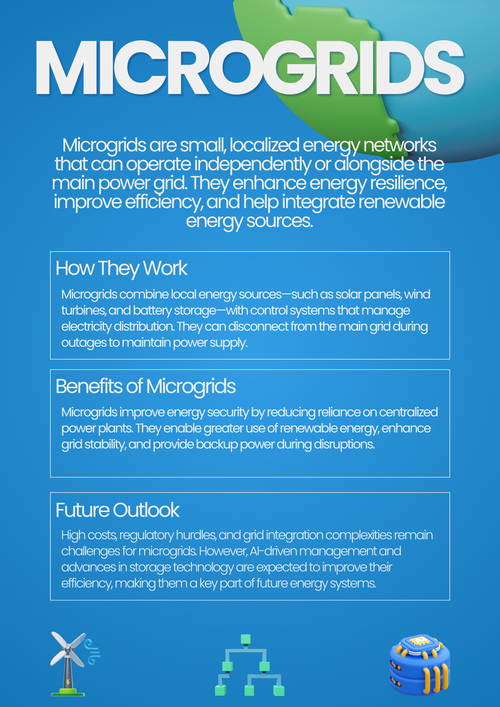 Microgrids Fact Sheet: How They Work, Benefits, and Future in Renewable Energy