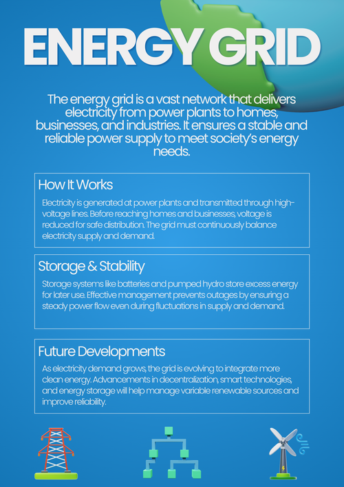 Energy Grid Fact Sheet: How It Works, Storage Solutions, and Future ...