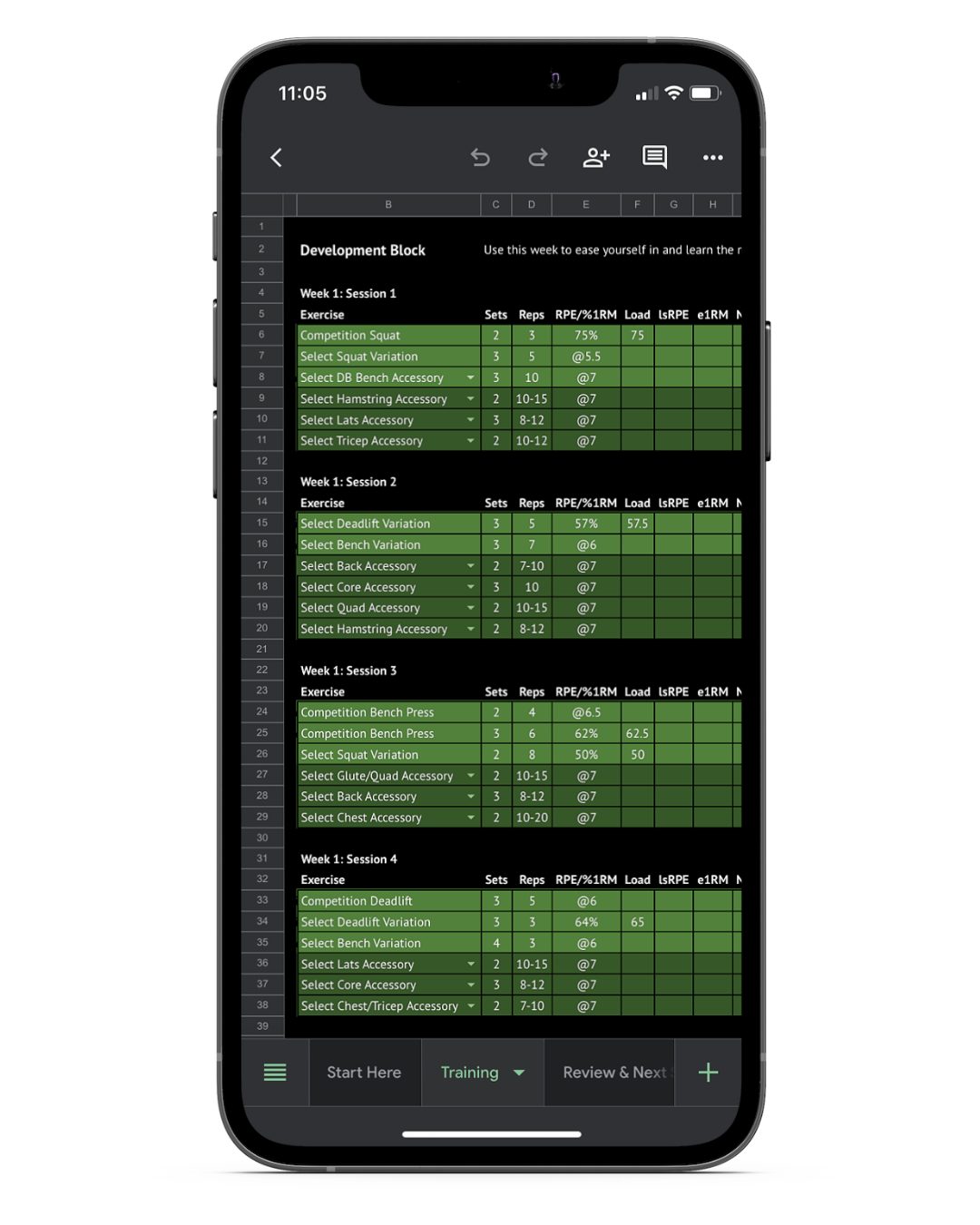 Free 9-week Powerlifting Program — Neart Strength Systems