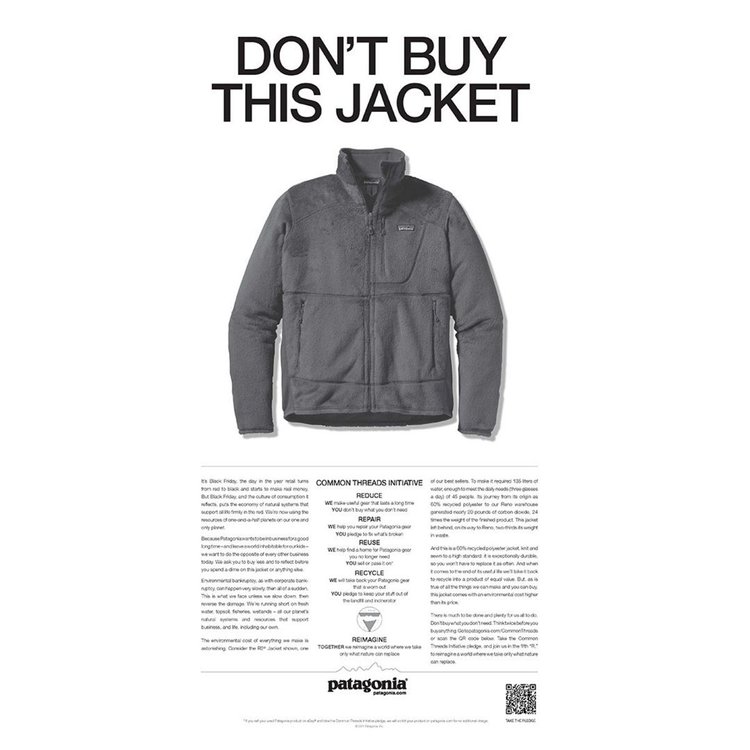 Lessons from Patagonia’s 2011 “Don’t Buy This Jacket” Campaign — Virtue ...