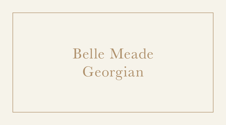 Belle Meade Georgian — Sarah Bartholomew Design