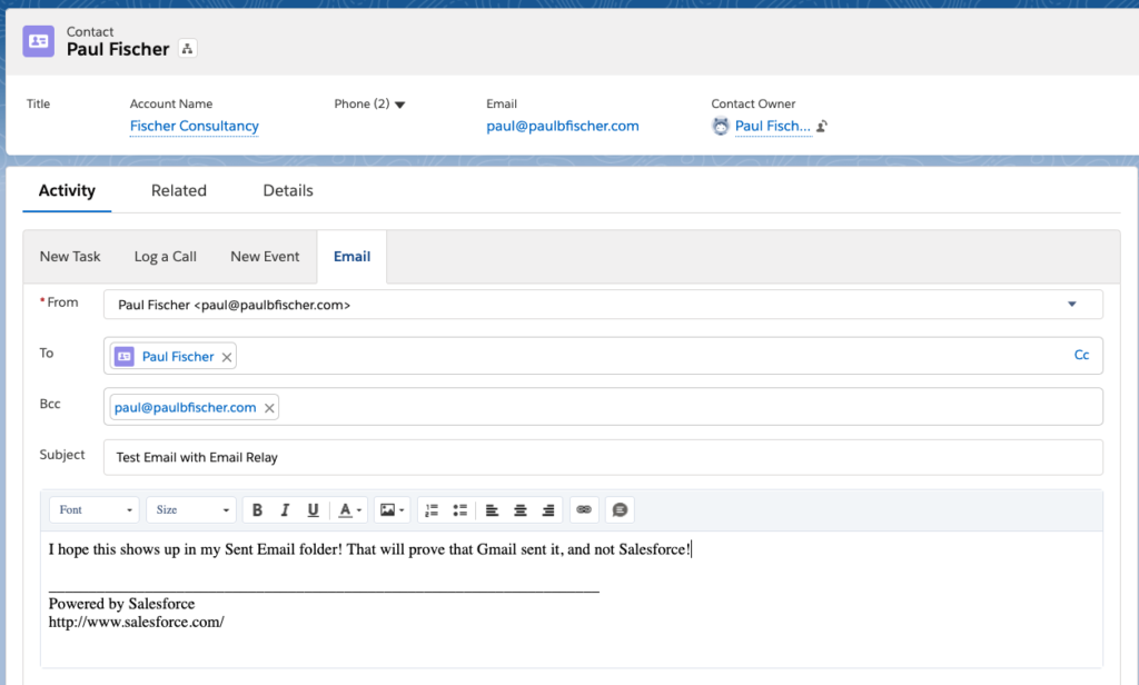 How To Configure Email Relay in Salesforce — Cloud on Purpose ...