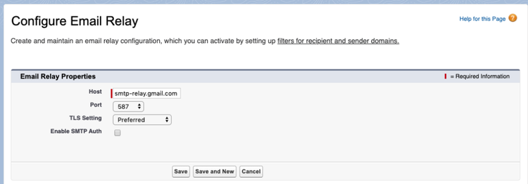 How To Configure Email Relay in Salesforce — Cloud on Purpose