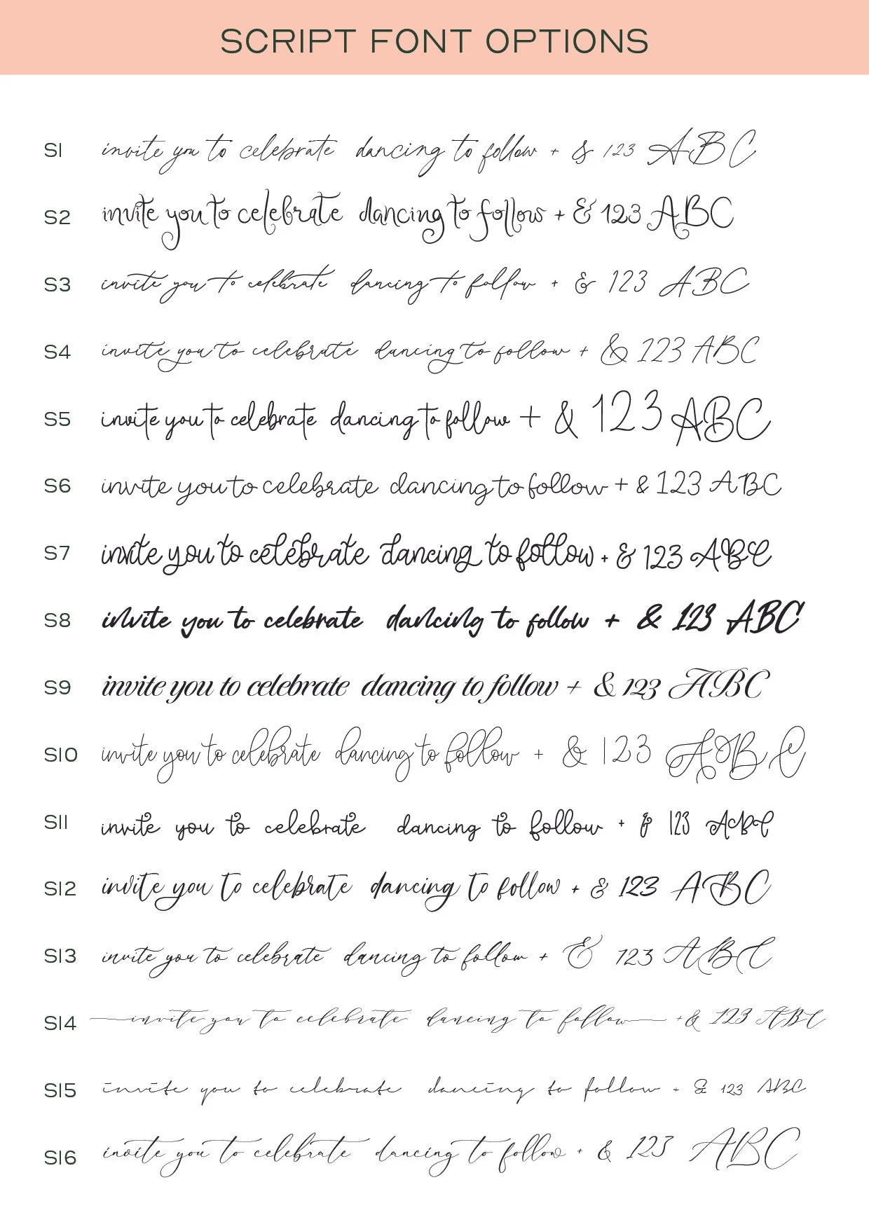 Font Selector — The Parker Effect