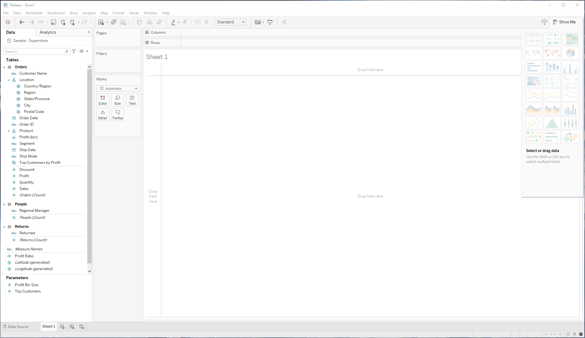 Text Table 文字表格 — Tableau教科书 -做最好的Tableau中文教程