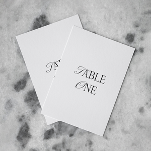 The vogue collection – wedding save the date invitations — Arca Paper