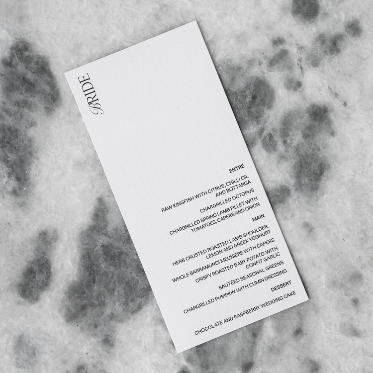 The vogue collection – wedding save the date invitations — Arca Paper