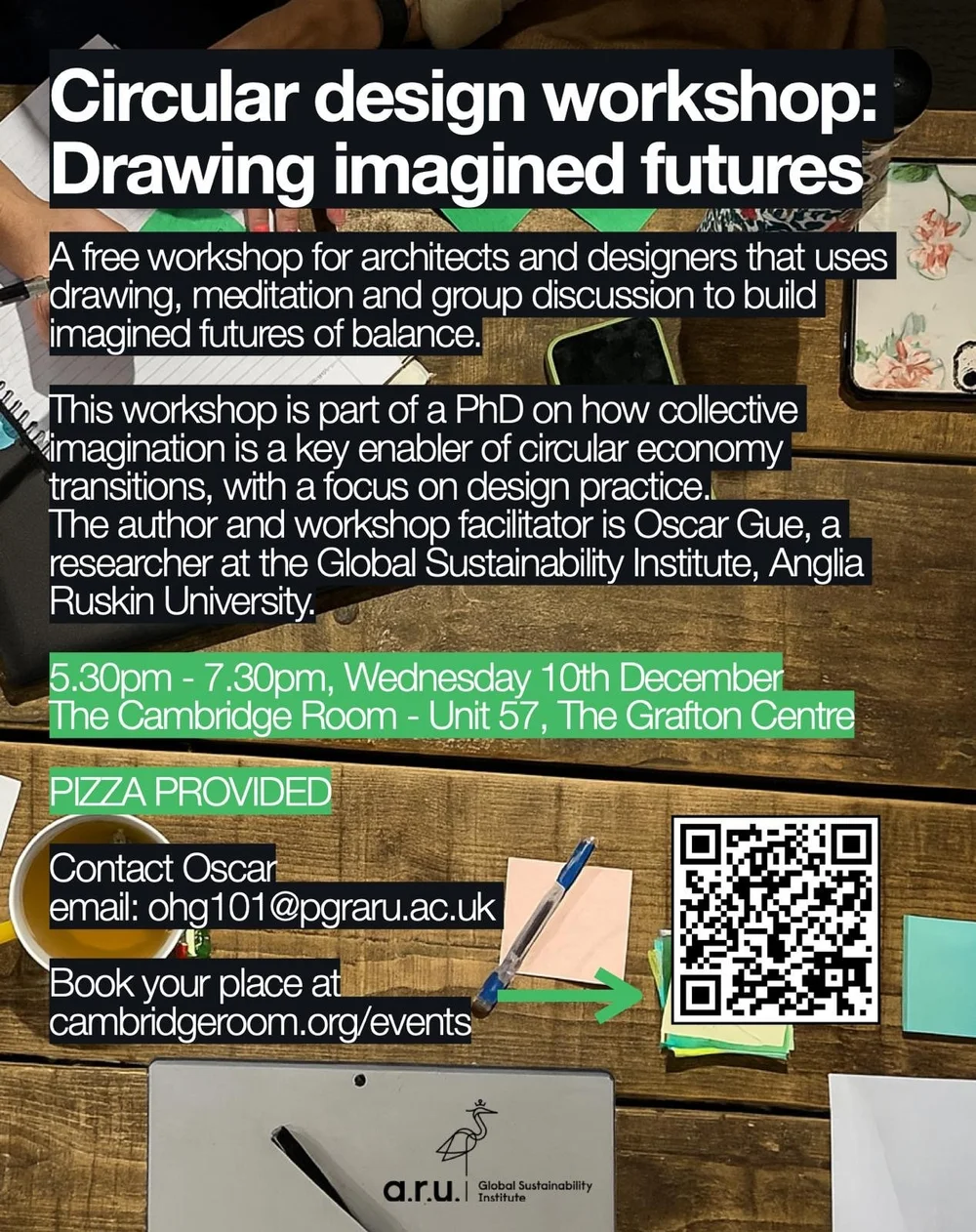 Circular Design Workshop: Drawing Imagined Futures — Cambridge Room