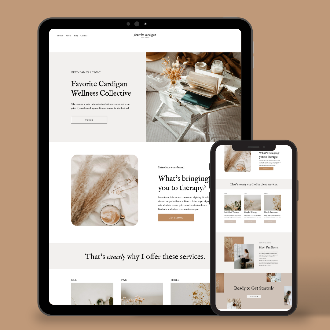 Squarespace Templates for Therapists — Ellie Miller Design