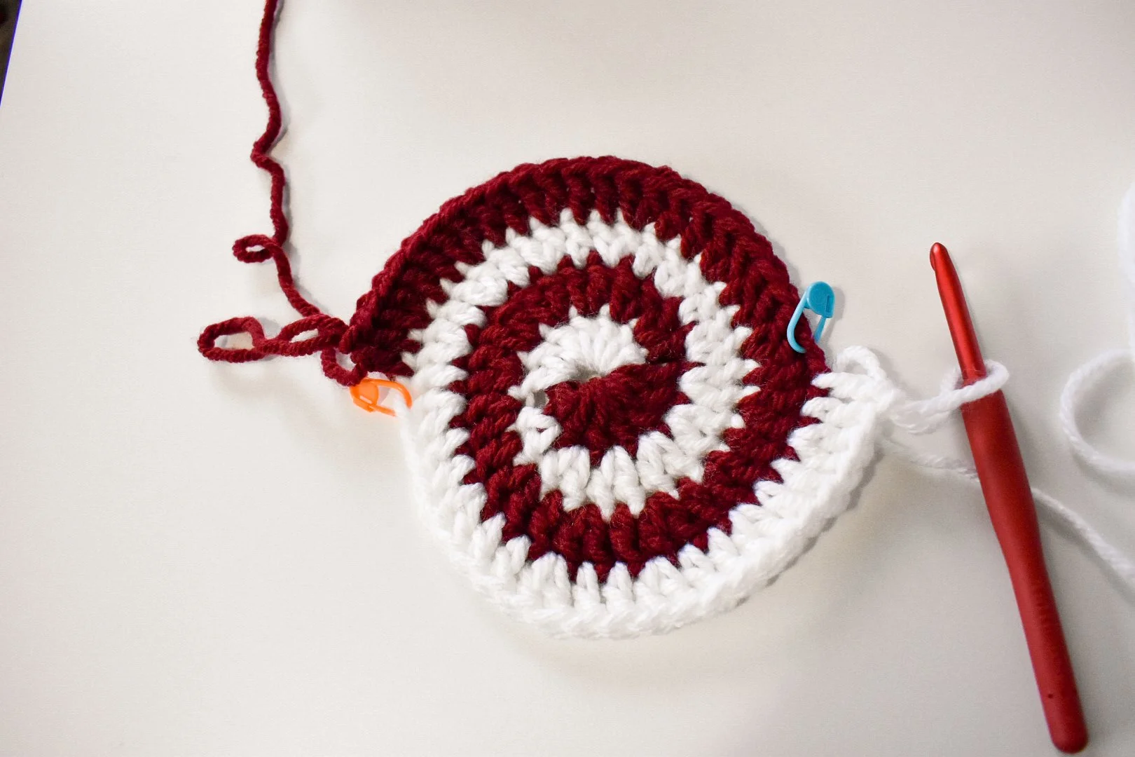 Peppermint Placemat Crochet Pattern — Snugglebug Crochet