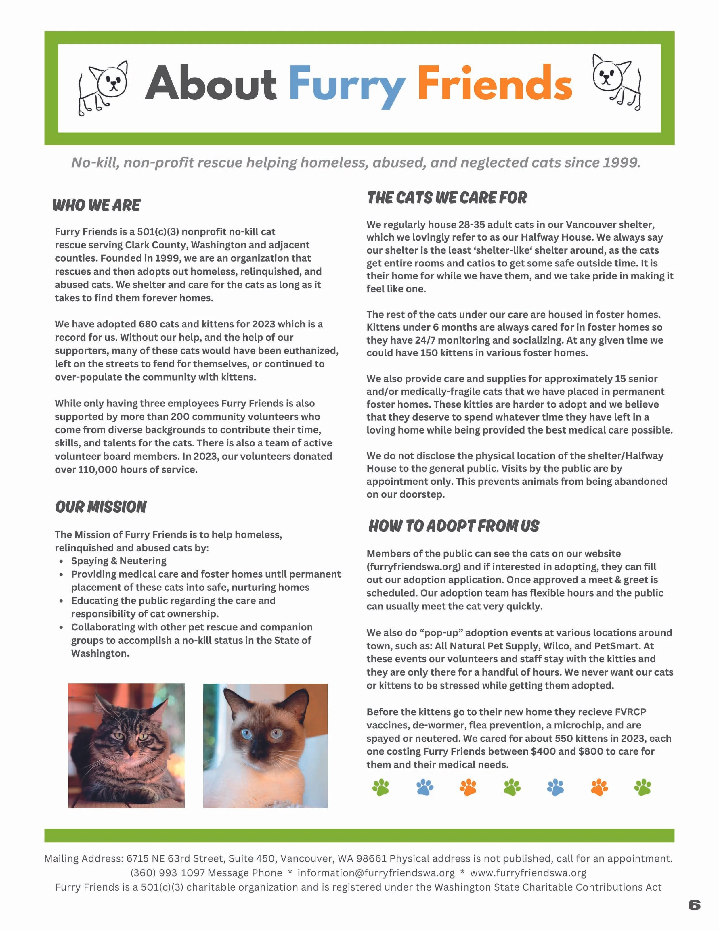 Who we are | Support Furry Friends Today — Furry Friends