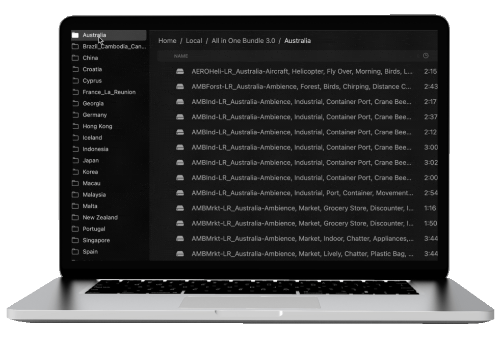 All In One Bundle Sound Library — Free to Use Sounds