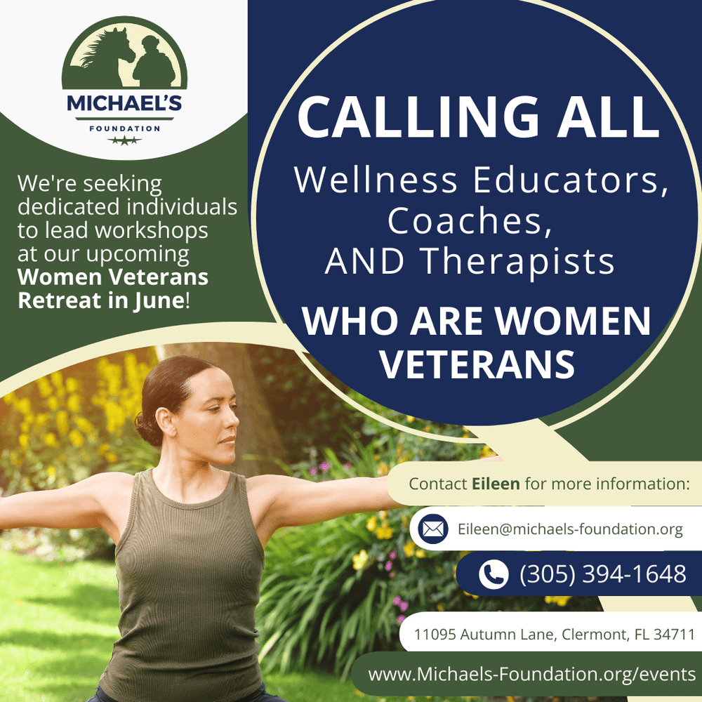 Women Veterans Wellness Retreat — Michael's Foundation