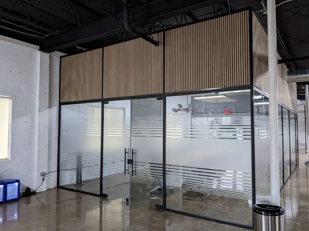Project: Commercial Wood Slats Panels Installation — Accent Walls ...