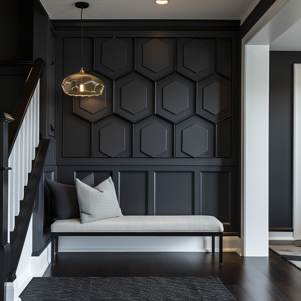 Honeycomb Pattern for Board and Batten Accent Walls — Accent Walls ...