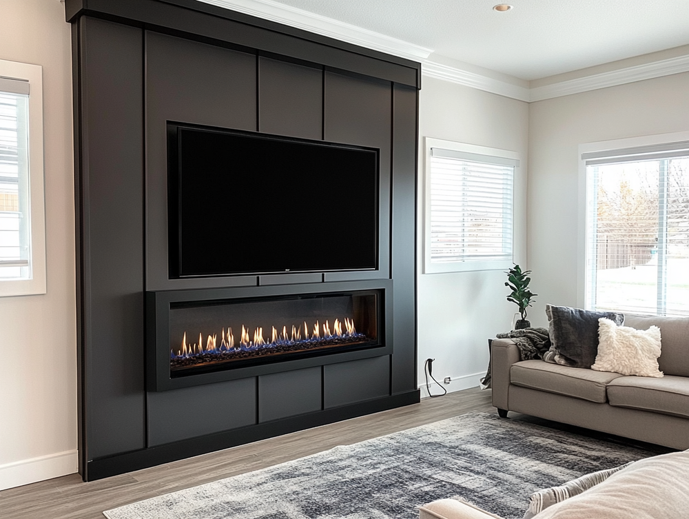 Modern TV Fireplace Solutions: Design, Installation, and Cost — Accent ...