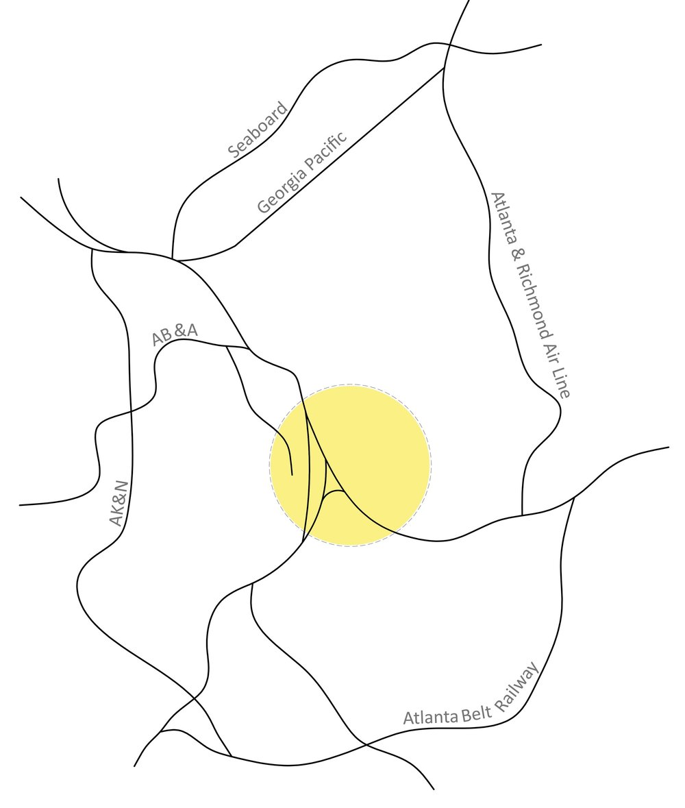 The Gulch, the railroads and the start of Atlanta — ThreadATL