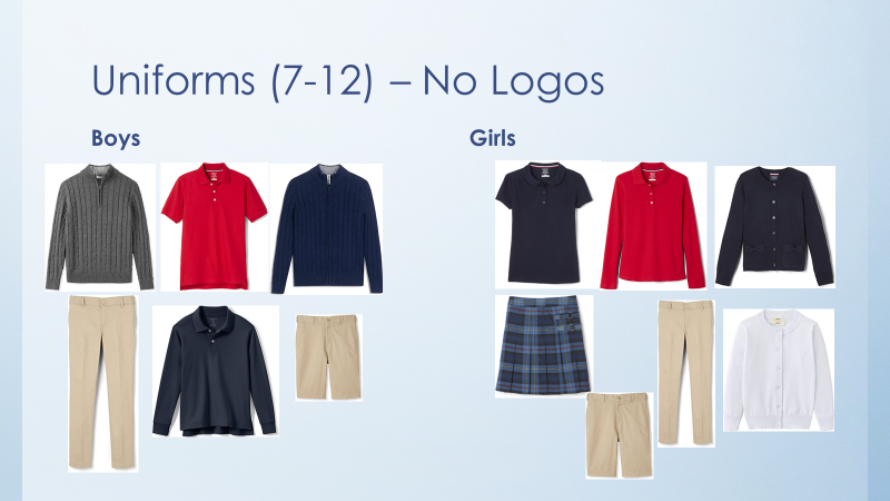 School Uniforms — Kootenai Classical Academy