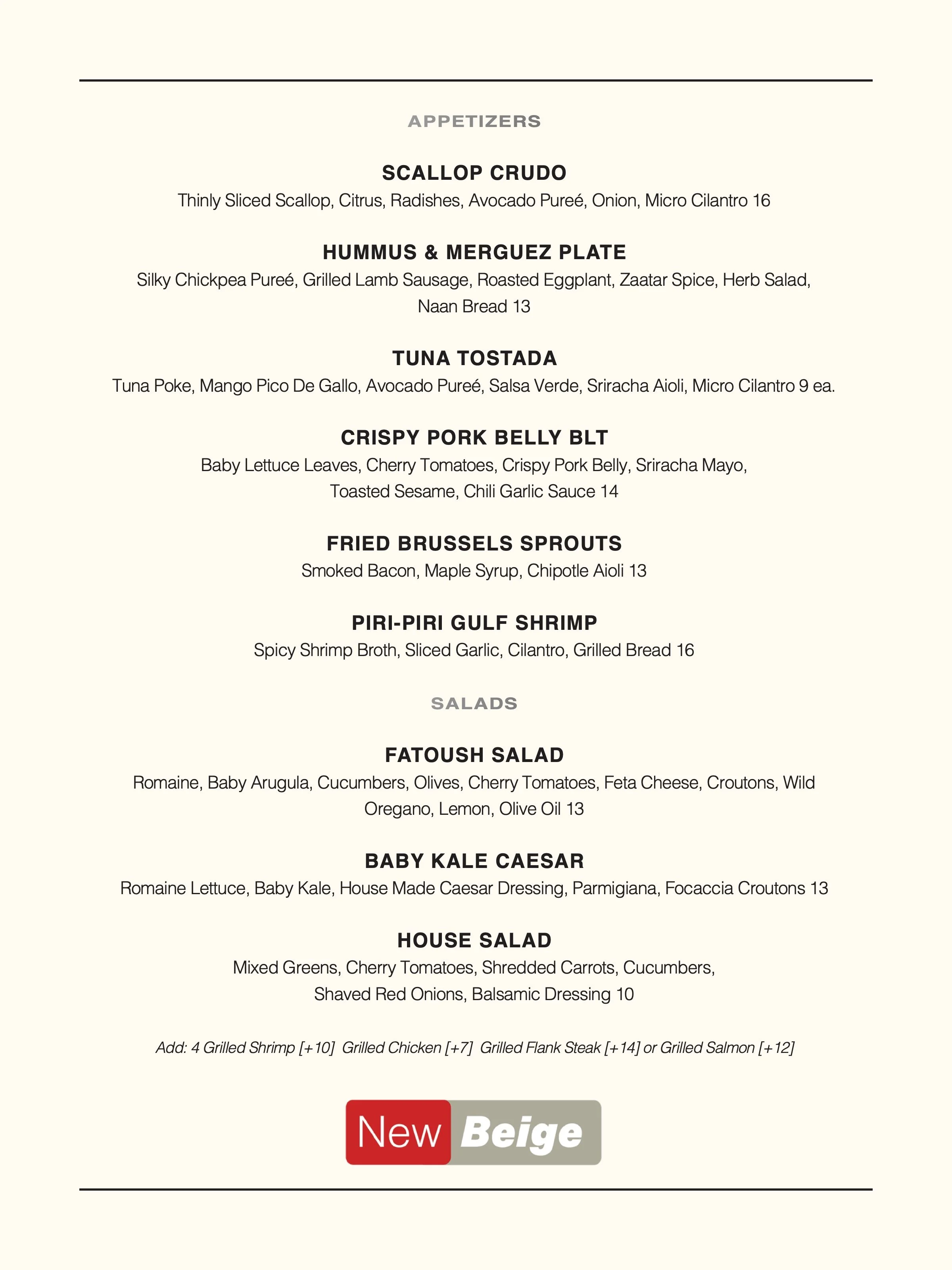 New Beige | Restaurant, Bar & Market | New Bedford, MA