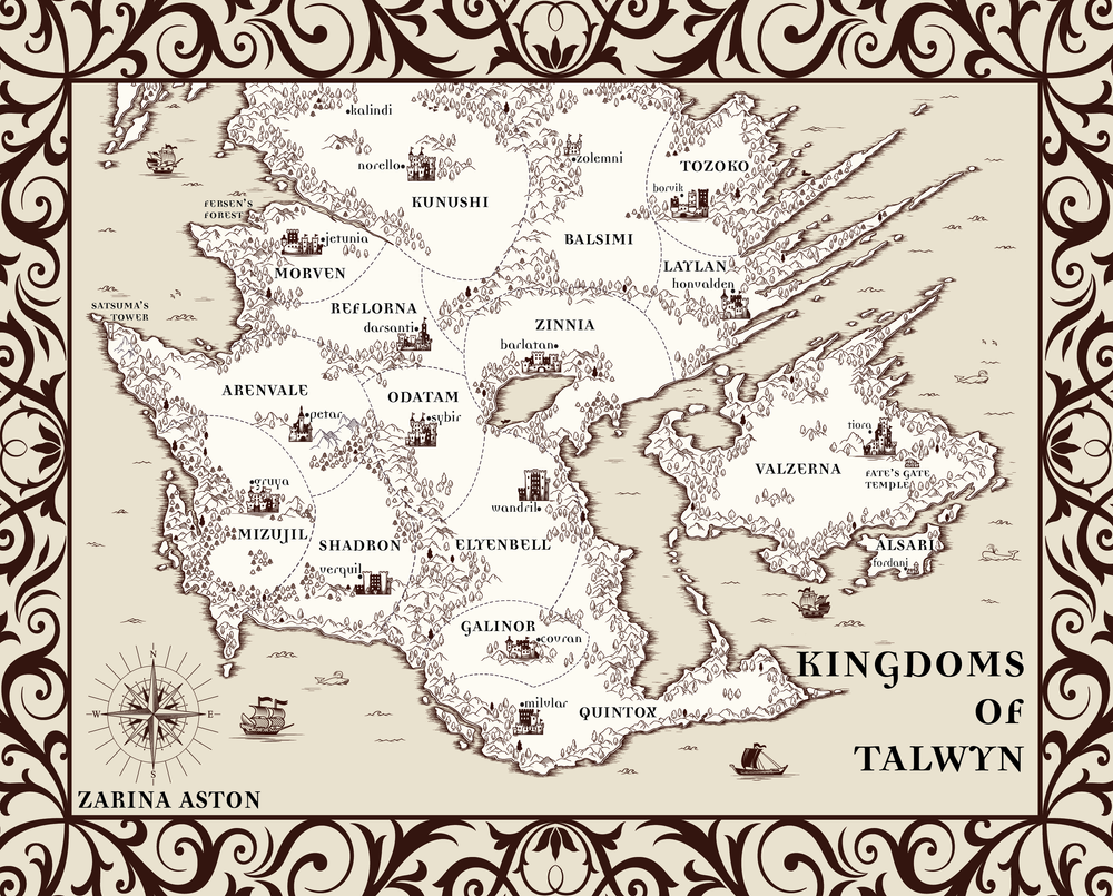 Talwyn Map — Zarina Aston