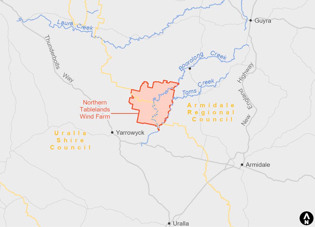 Northern Tablelands Wind Farm — Origin New England