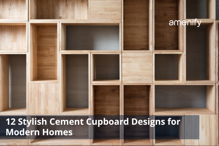 12 Cement Cupboard Designs for Modern Homes — Amenify India