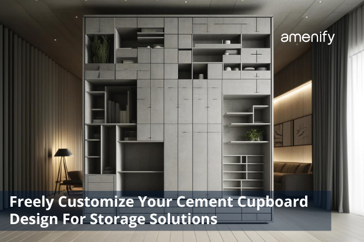12 Cement Cupboard Designs for Modern Homes — Amenify India