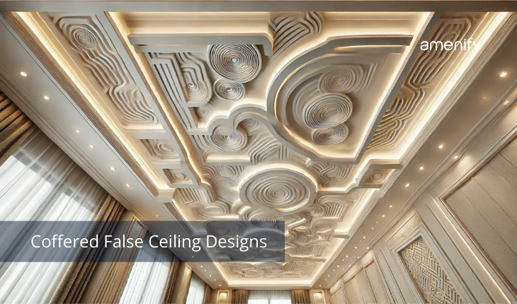 Latest False Ceiling Design Ideas for Hall Spaces — Amenify India