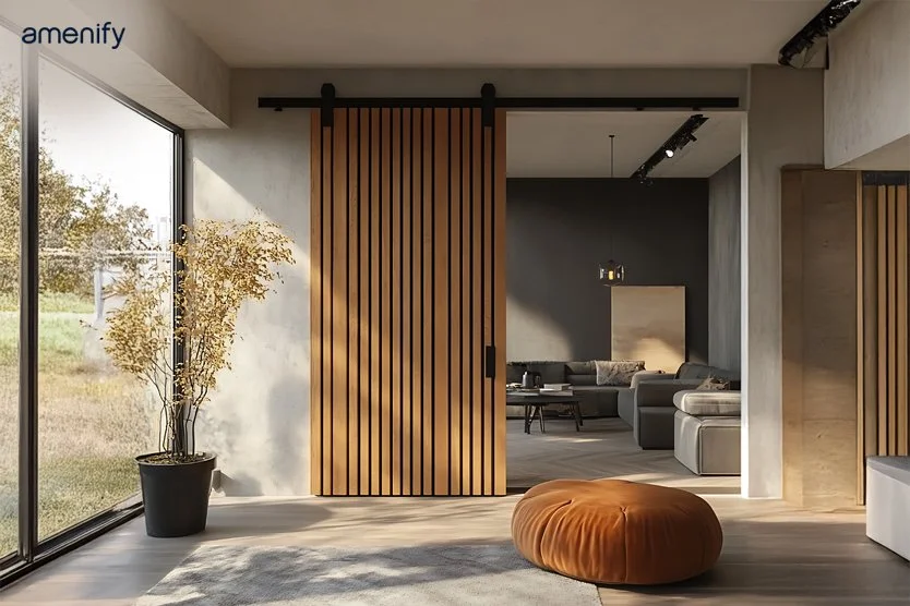 Luxury living room partition design ideas for New look — Amenify India