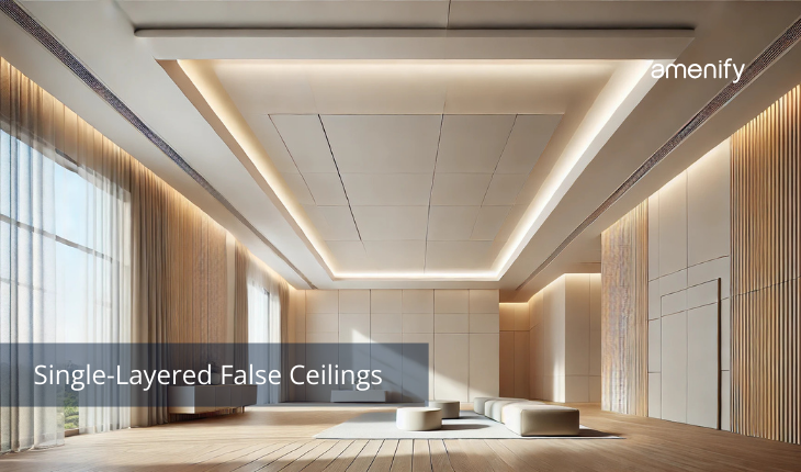 Latest False Ceiling Design Ideas for Hall Spaces — Amenify India