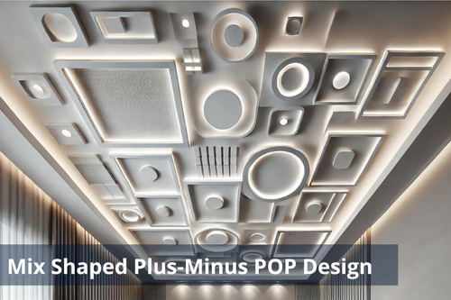 Top 10 Plus Minus POP Design Ideas for Hall in 2024 | Modern False ...