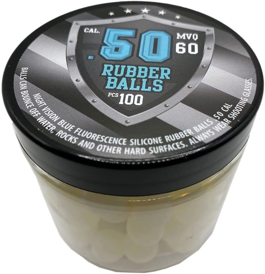 Night Vision Training 100 Blue Night Vision Fluorescent Rubber Balls ...