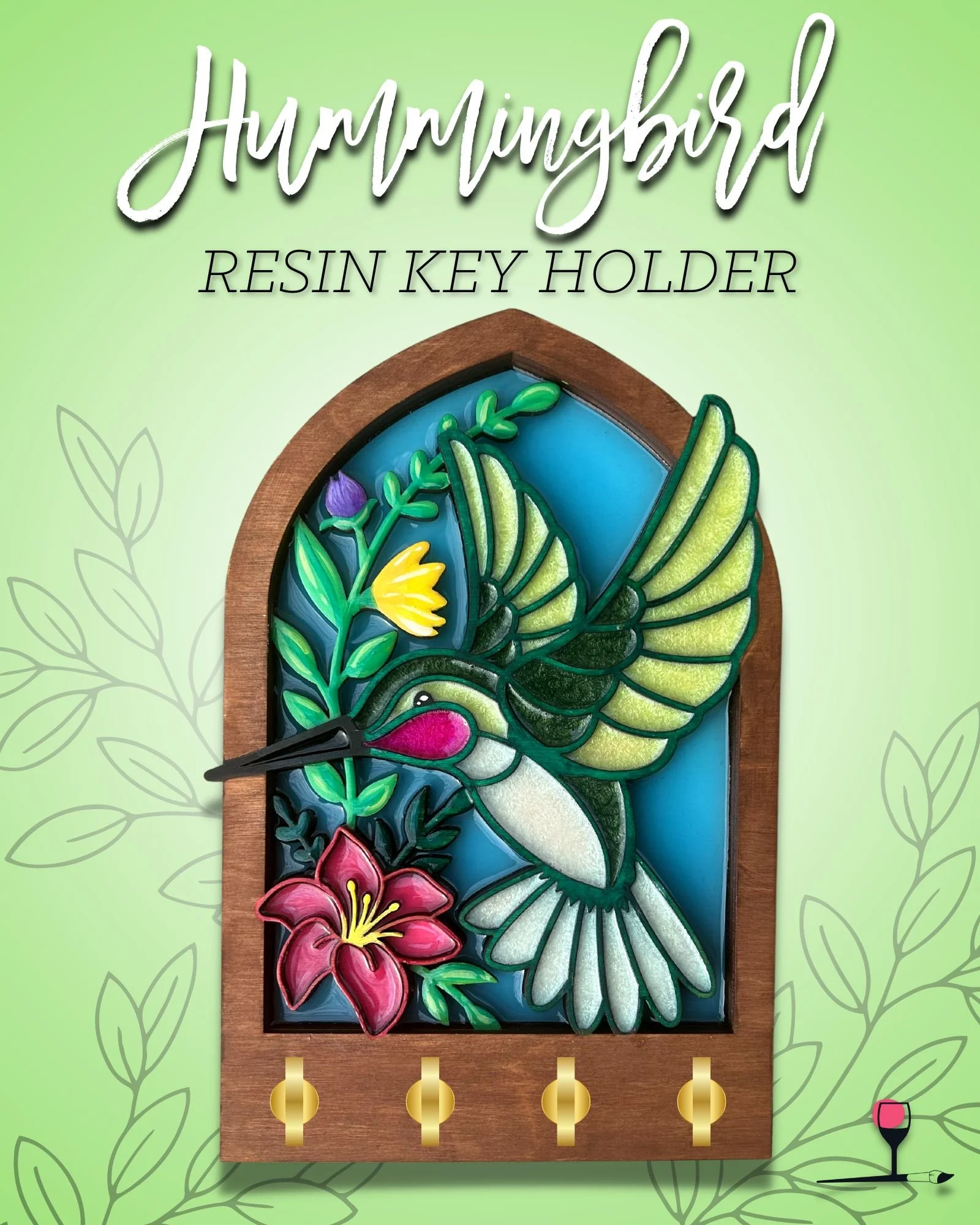 Hummingbird Key Holder — Ruff Cuts 🐾 By Brooke