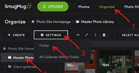 Using SmugMug — Arrange Wander Focus