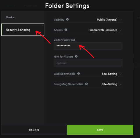 Using SmugMug — Arrange Wander Focus