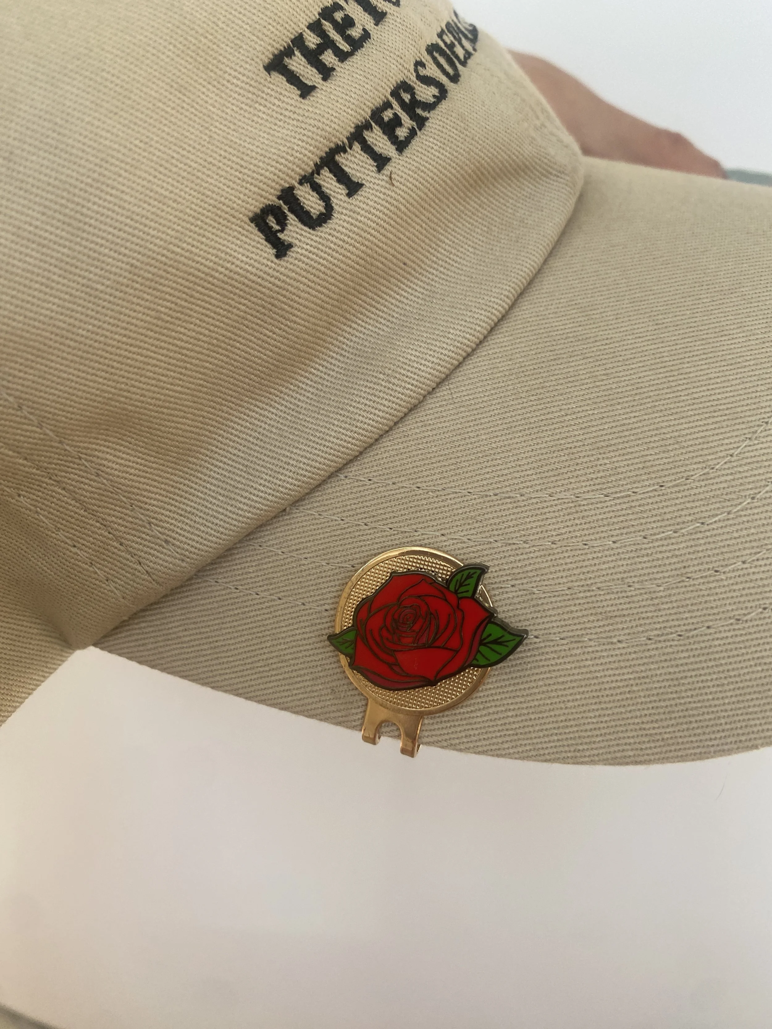fun golf ball markers — Sit! Ball Markers