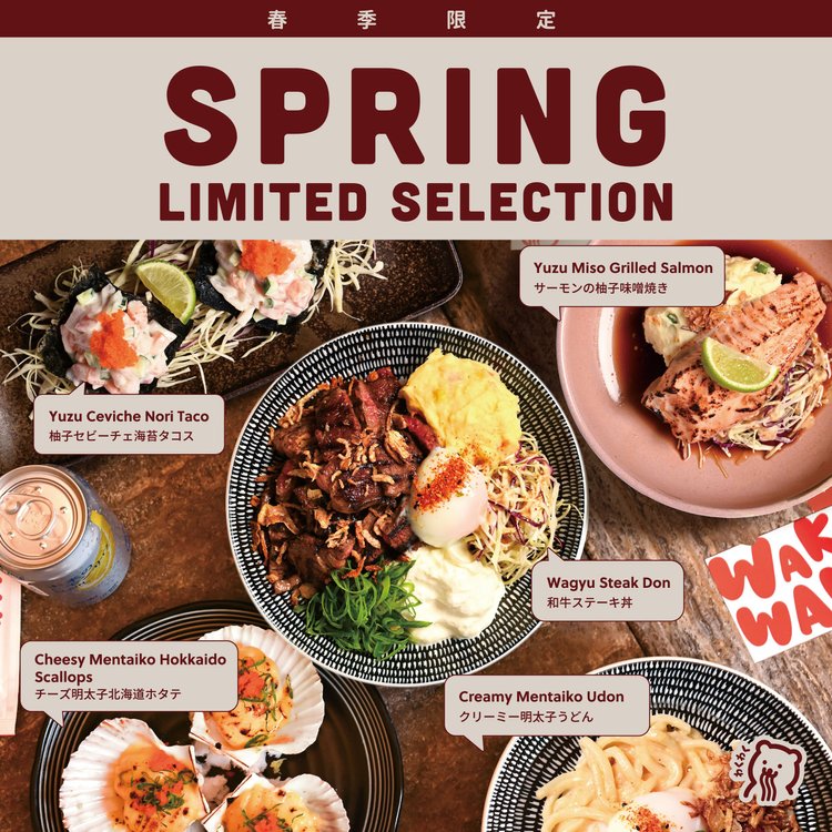 Waku Waku Spring Menu: Limited-Time Japanese Dishes at CBD — Waku Waku
