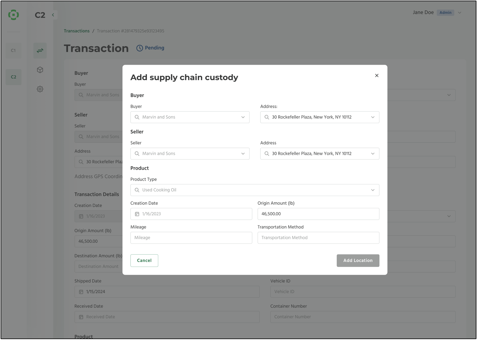 Proof of Sustainability — Veriflux