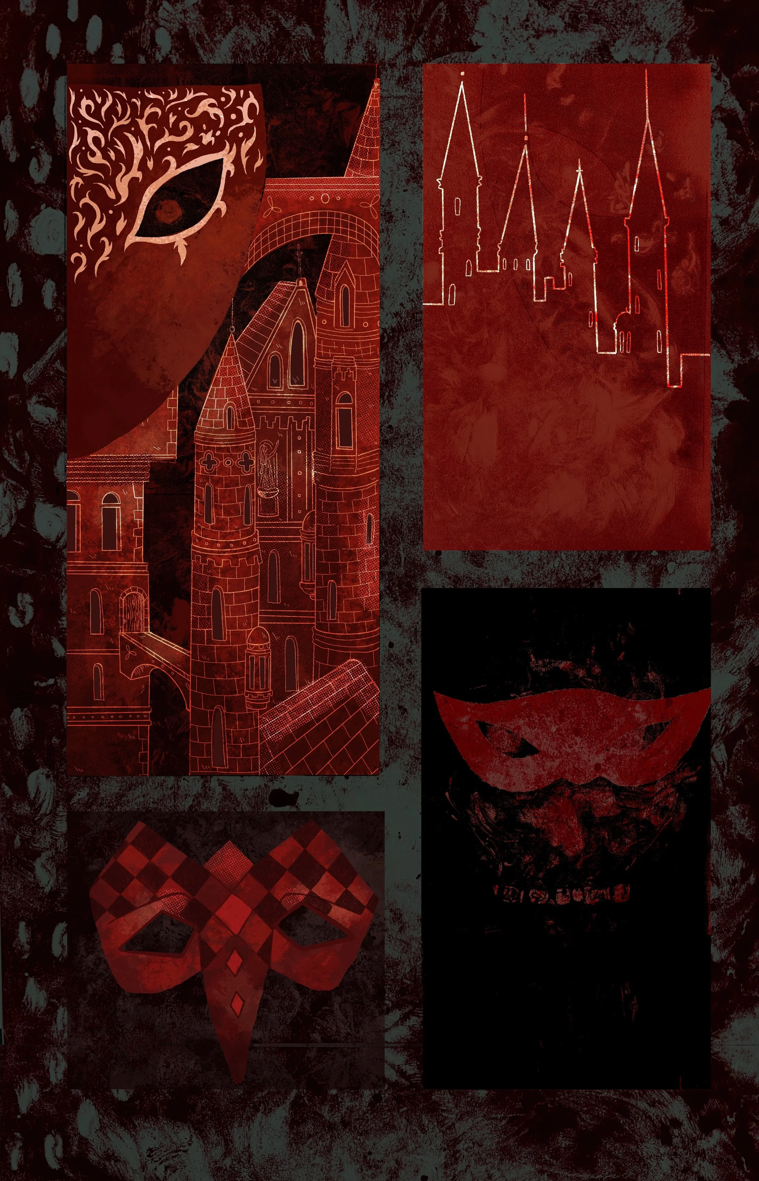 The Masque of Red Death — Emilia Cornwell Illustration