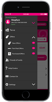 sQuid app — sQuidcard