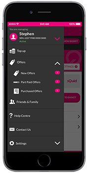 sQuid app — sQuidcard